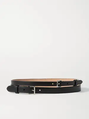 ALEXANDER MCQUEEN Alexander McQueen Double-Strap Leather Waist Belt