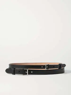 Alexander McQueen Double-strap Leather Waist Belt