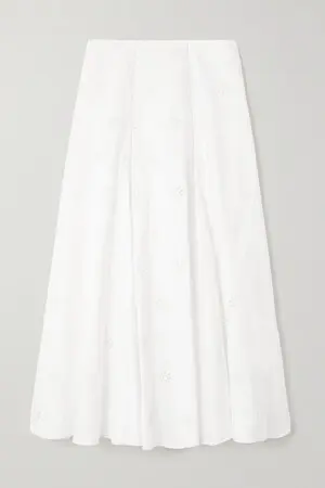 Chloé Cotton-voile Midi Skirt