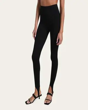 LESET Rio High-rise Slim Stirrup Pants
