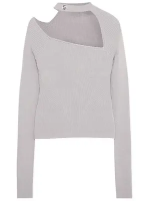 Simkhai Lysette Ribbed-knit Top