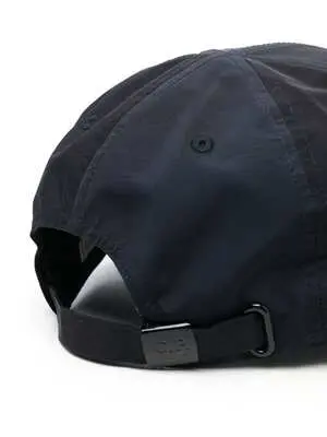 C.P. COMPANY Embroidered-logo Cap - Blue