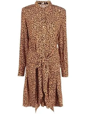 Karl Lagerfeld Leopard-print Shirtdress