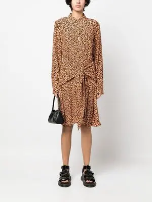 Karl Lagerfeld Leopard-print Shirtdress