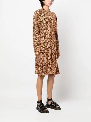 Karl Lagerfeld Leopard-print Shirtdress
