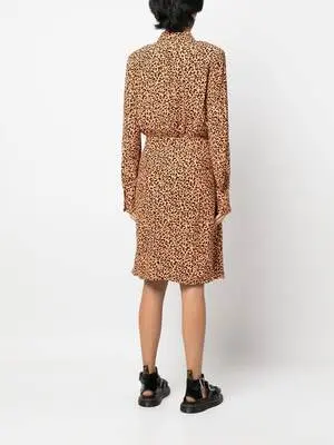 Karl Lagerfeld Leopard-print Shirtdress