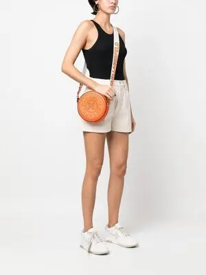 Karl Lagerfeld K/circle Logo-perforated Shoulder Bag