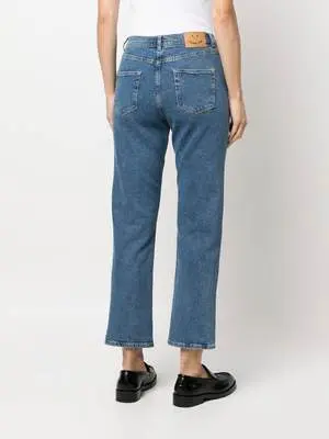 Paul Smith Mid-rise Cropped Jeans