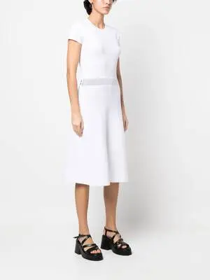 Karl Lagerfeld Short-sleeve Knit Midi Dress