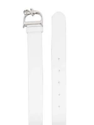 Dsquared2 Leather Logo-plaque Belt - White