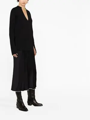 JIL SANDER Medallion-detail Knit Top
