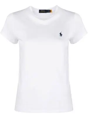 Polo Ralph Lauren Polo Pony-embroidered T-shirt - White