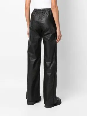 ISAAC SELLAM EXPERIENCE Wide-leg Leather Trousers