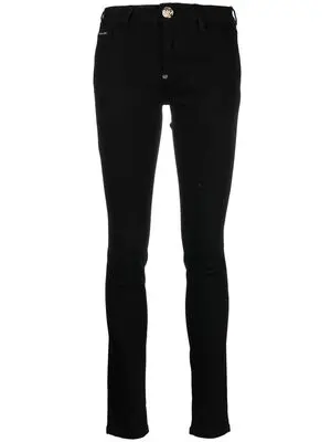 Philipp Plein Button Detailed Bottoms For Women