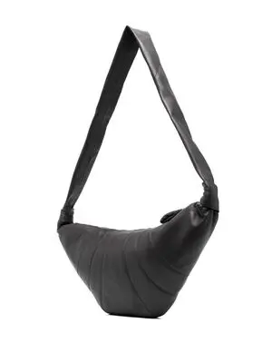 LEMAIRE Medium Croissant Crossbody Bag - Black