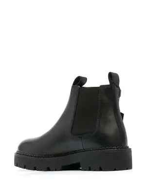 Tommy Hilfiger 40mm Logo-patch Leather Chelsea Boots
