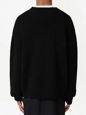 Burberry Cut-out Wool Jumper