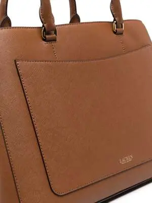 Ralph Lauren Hanna Leather Satchel - Brown