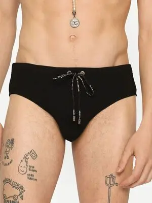 Dolce & Gabbana Drawstring Swim Trunks