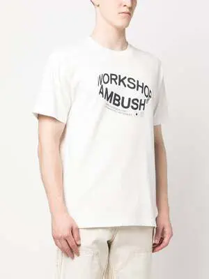 AMBUSH Logo-print T-shirt - White