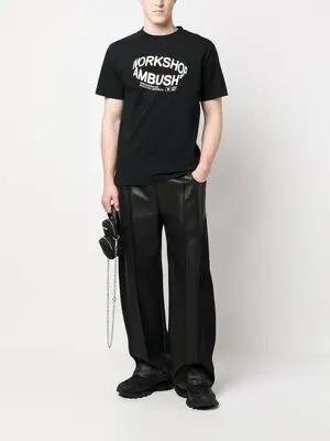 AMBUSH Logo-print T-shirt - Black