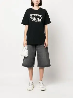 AMBUSH Logo-print T-shirt - Black