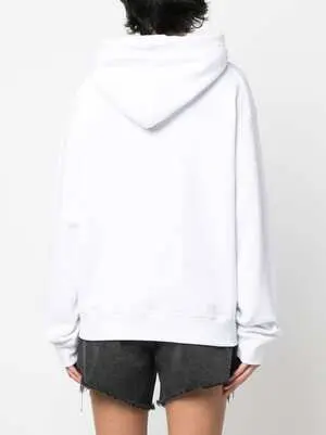 Dsquared2 Logo-print Drawstring Hoodie - White