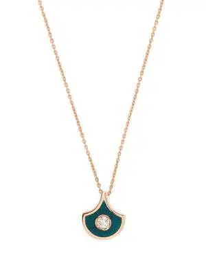 SELIM MOUZANNAR 18kt Rose Fish For Love Diamond Necklace - Gold