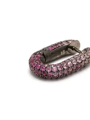 SELIM MOUZANNAR Sapphire Link Earrings - Pink