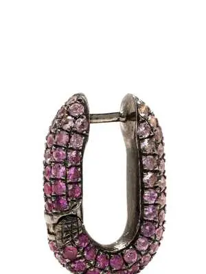 SELIM MOUZANNAR Sapphire Link Earrings - Pink
