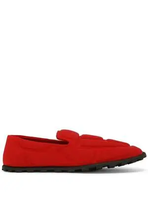 Dolce & Gabbana Quilted Slippers - Red