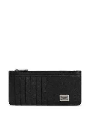 Dolce & Gabbana Logo-tag Vertical Card Holder - Black