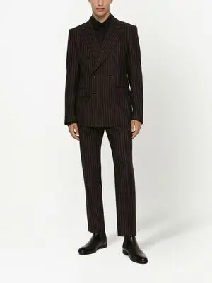 Dolce & Gabbana Sicilia-fit Pinstriped Double-breasted Blazer