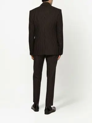 Dolce & Gabbana Sicilia-fit Pinstriped Double-breasted Blazer