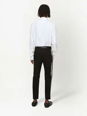 Dolce & Gabbana Martini-fit Jacquard Shirt - White