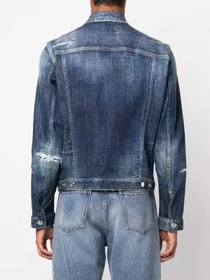 Dsquared2 Distressed Denim Jacket