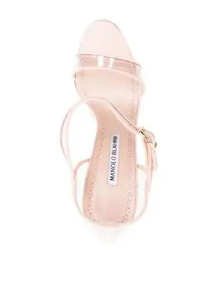 Manolo Blahnik 100mm Leather Sandals