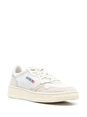 AUTRY Low-top Perforated Sneakers - White