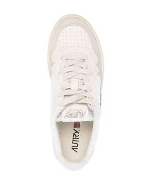 AUTRY Low-top Perforated Sneakers - White