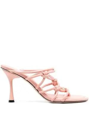 Studio Amelia 95mm Leather Sandals - Pink