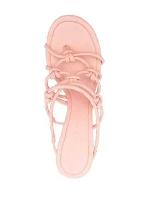 Studio Amelia 95mm Leather Sandals - Pink
