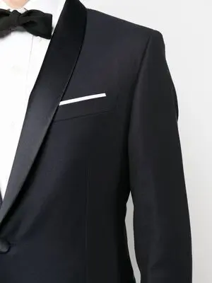 Corneliani Virgin-wool Slim-cut Dinner Suit - Blue