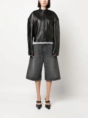 Acne Studios Dark Wash Long Denim Shorts