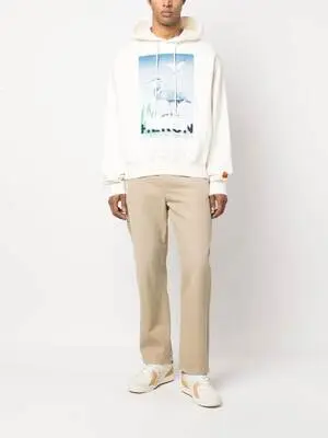 Heron Preston Graphic Print Hoodie