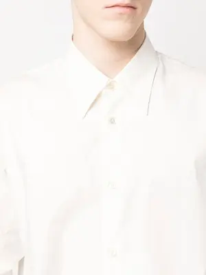 Acne Studios Point-collar Stretch-cotton Shirt