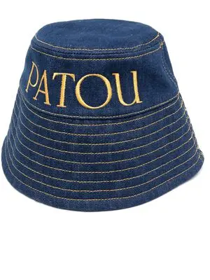 Patou Denim Bucket Hat - Blue