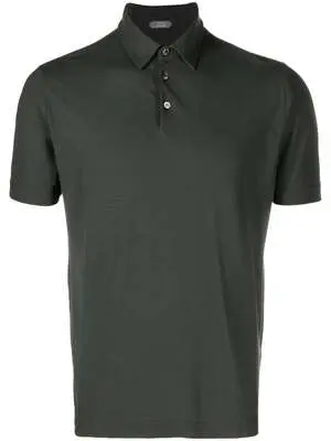 ZANONE Ice Cotton Polo Shirt - Green