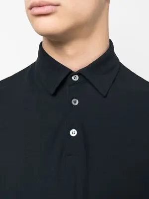 ZANONE Ice Cotton Polo Shirt - Blue