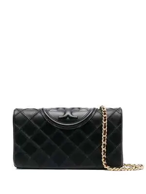 Tory Burch Fleming Soft Leather Clutch Bag
