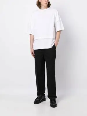 Simone Rocha Pearl-embellished Layered T-shirt